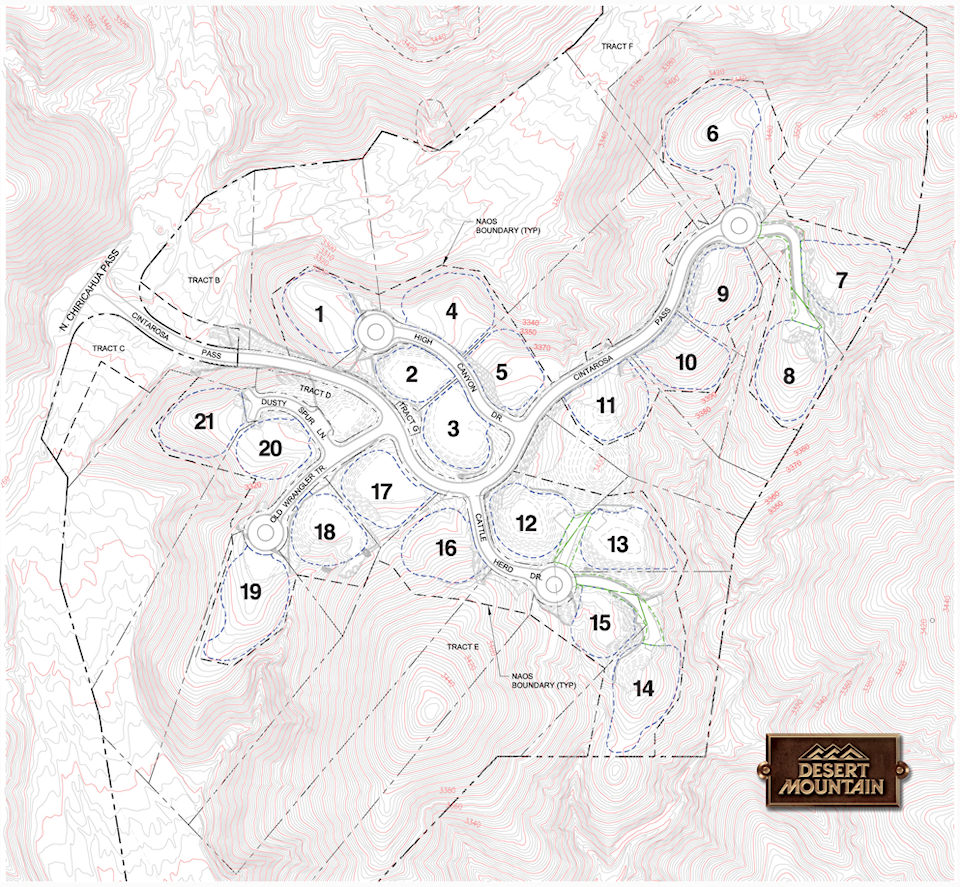 Cintarosa Ranch Map — Desert Mountain Homes